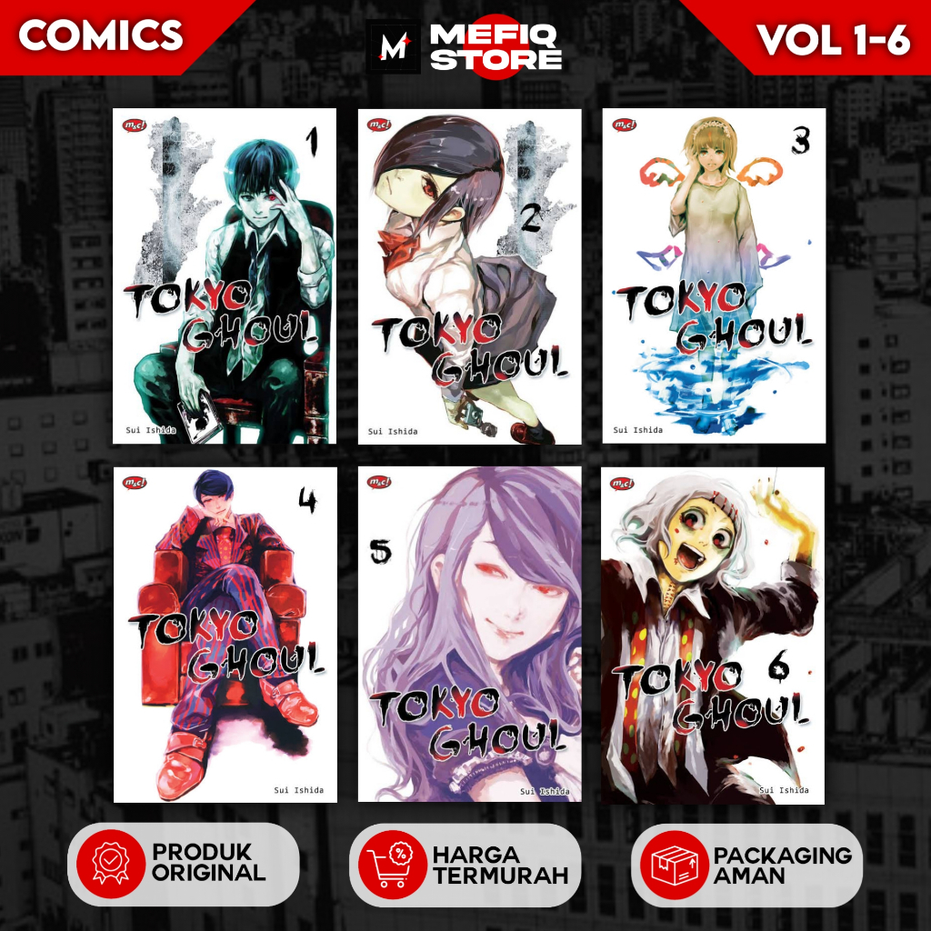[Comic] Tokyo Ghoul volumes 1, 2, 3, 4, 5, 6 [Sealed Condition] | Shopee Philippines