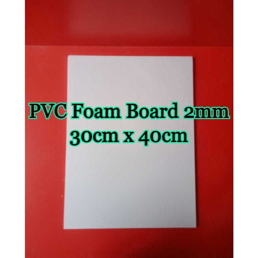 Pvc Foam Board 2mm 30cm x 40cm contains 2 sheets | Shopee Philippines