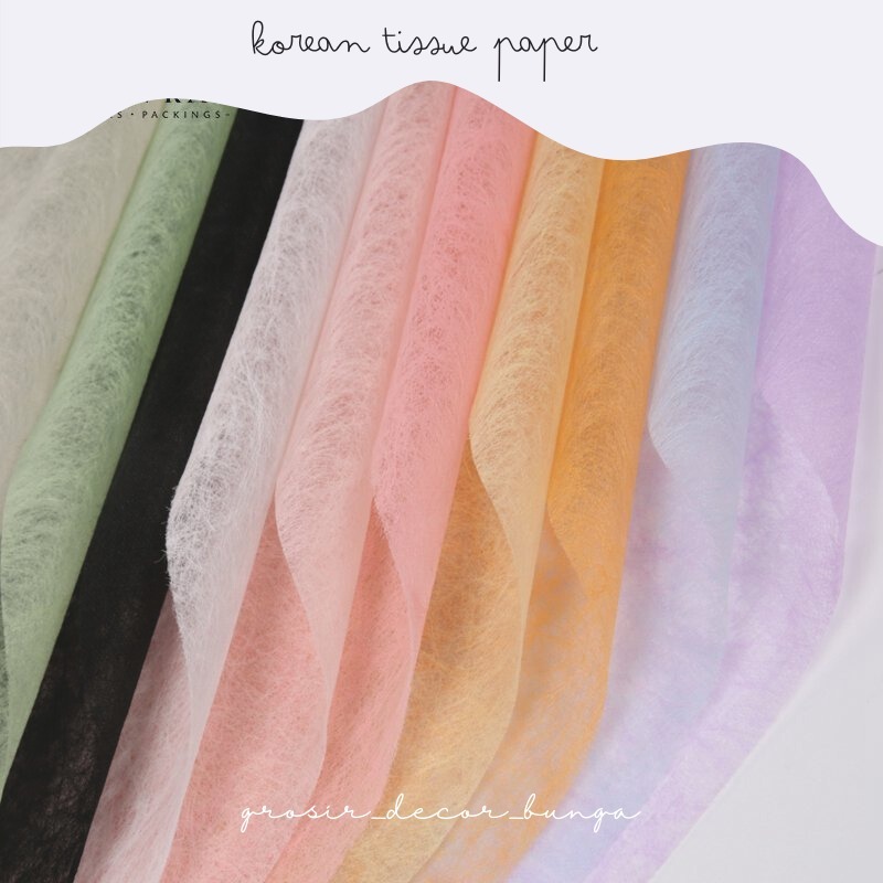 [SW] Korean TISSUE PAPER FLOWER WRAPPING PREMIUM NONWOVE NON WOVEN ...