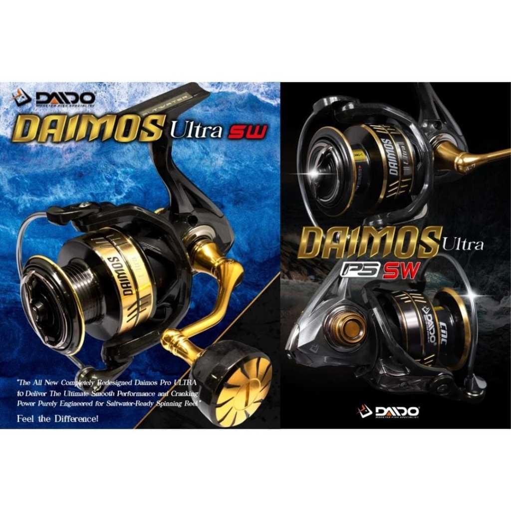 Daido Daimos Ultra SW Fishing Reel PS and HS Series Size 1000~6000 ...