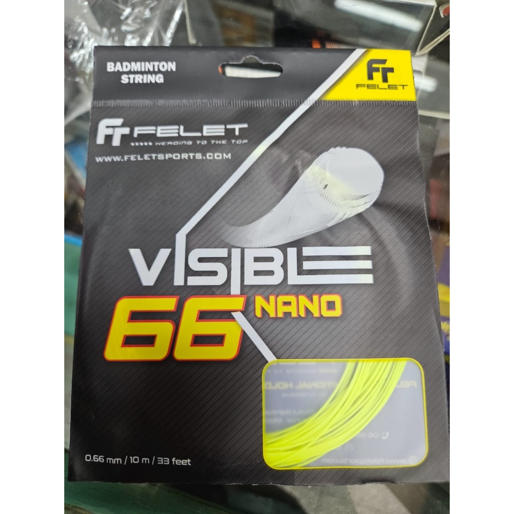 Badminton Racket String FELET VISIBLE NANO 66/VISIBLE 66 NANO ORIGINAL ...