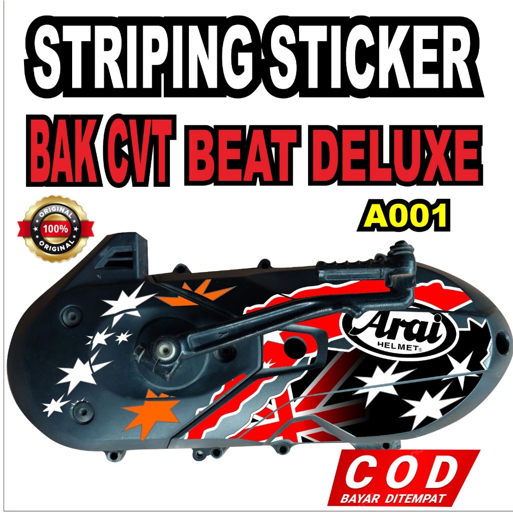Striping STICKER DECAL PROTECTIVE CVT BEAT DELUXE / BEAT STREET YEAR ...