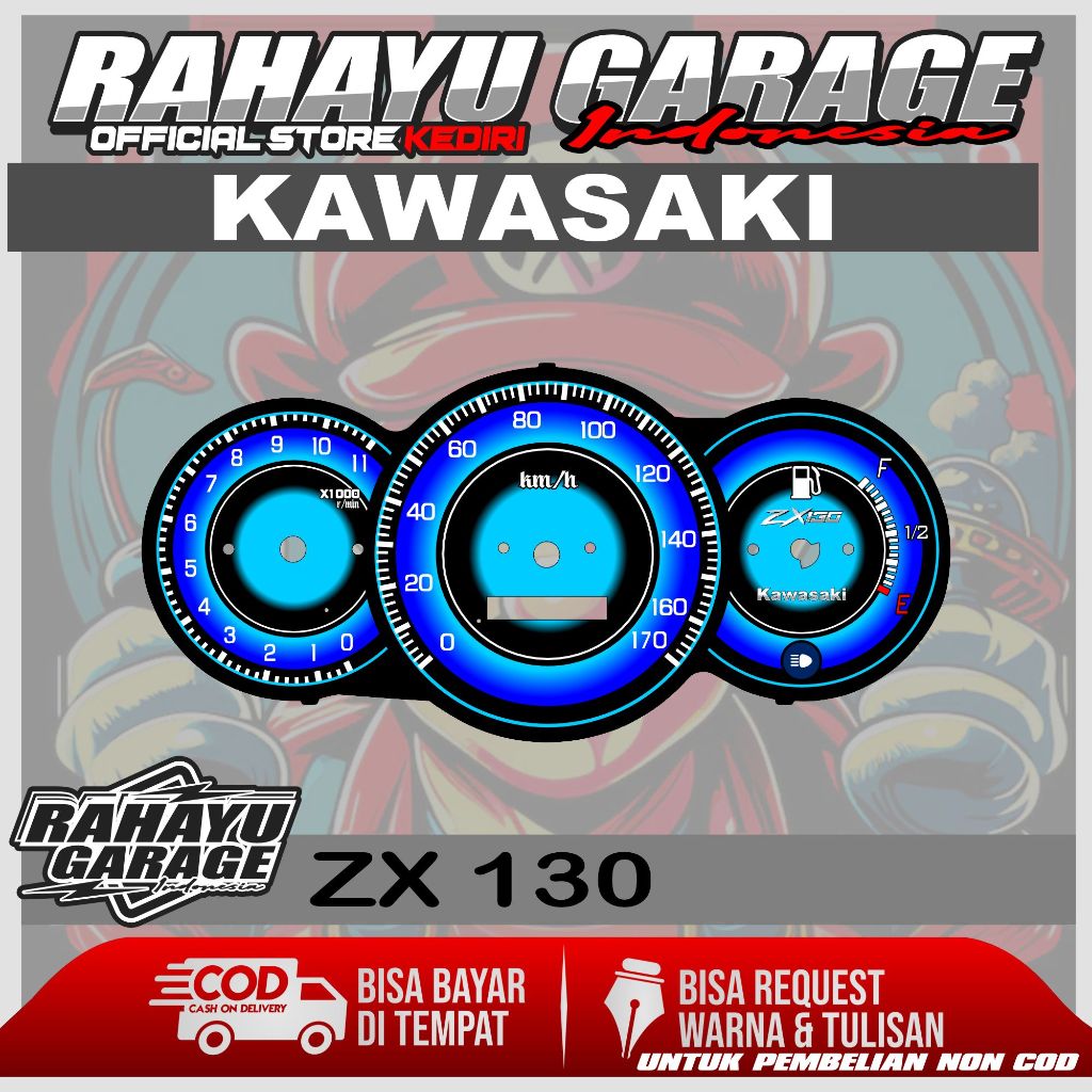 Kawasaki ZX 130 CUSTOM SPEEDOMETER BOARD | Shopee Philippines