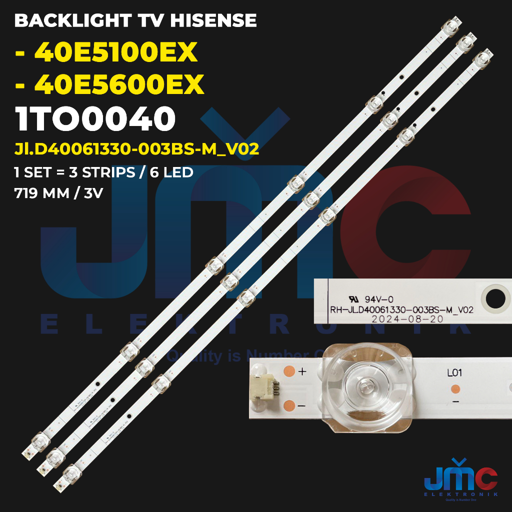 Backlight TV HISENSE 40 Inch 40E5100EX 40E5600EX 40E5100 40E5600 ...