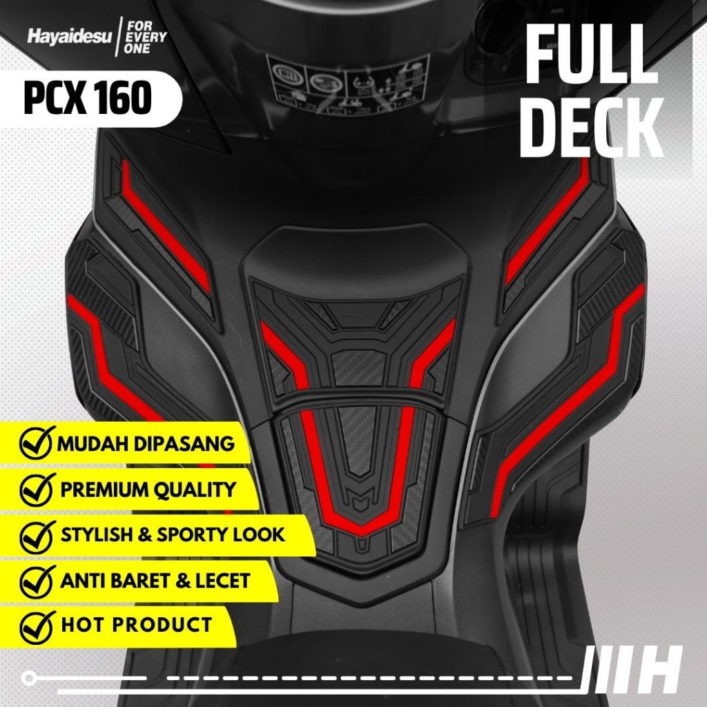 Pcx 160 Body Protector FULL DECK Hayaidesu Package | Shopee Philippines
