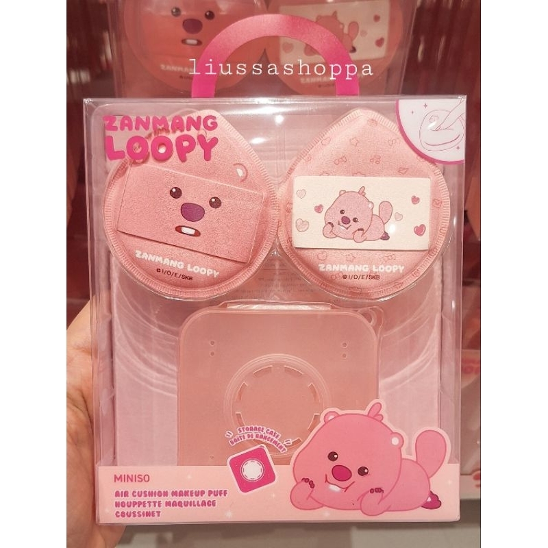 Miniso Makeup Puff - Zanmang Loopy Collection Extra Large Air Cushion ...