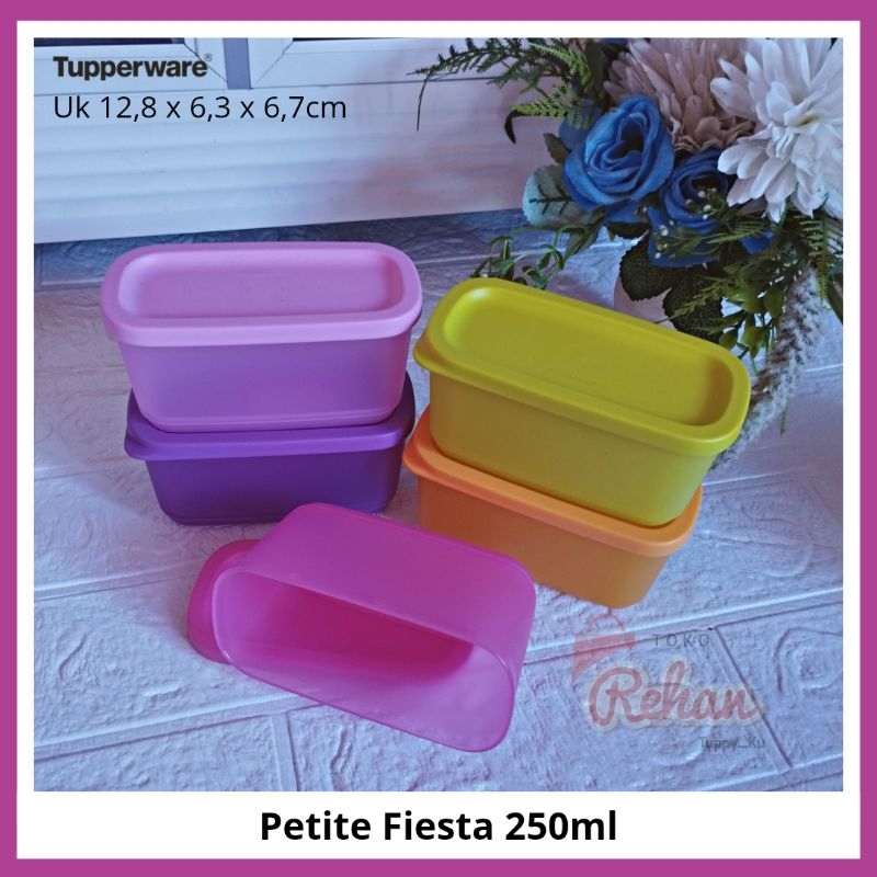 Petite Fiesta, Mini Square / Vegetable Container / Tupperware MPASI ...