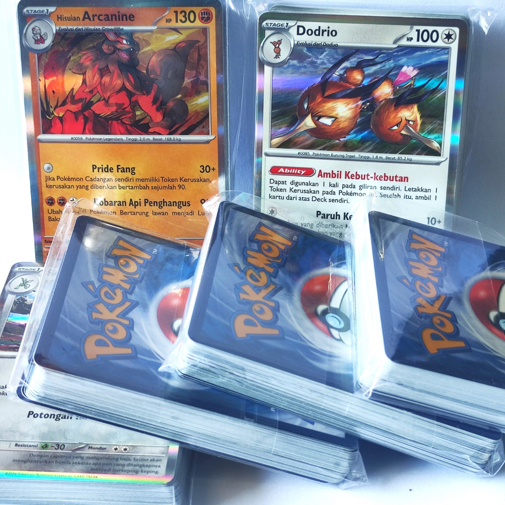 Original Pokemon Cards Bulk Package 50 Pcs + 1 HOLO contains NOT TWINS ...