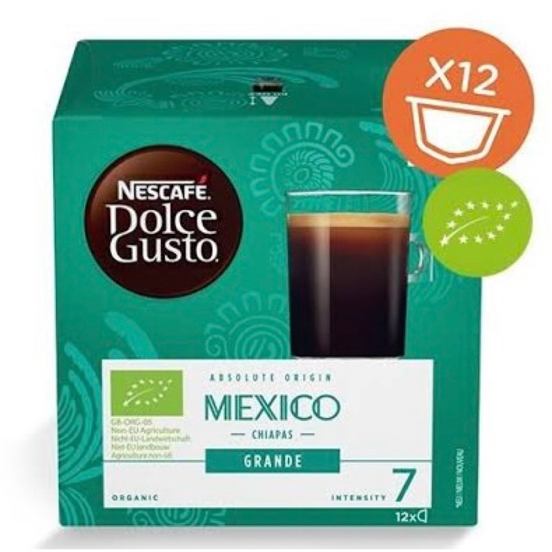 Nescafe Dolce Gusto NDG MEXICO Grande Organic Coffee Capsule - Original ...