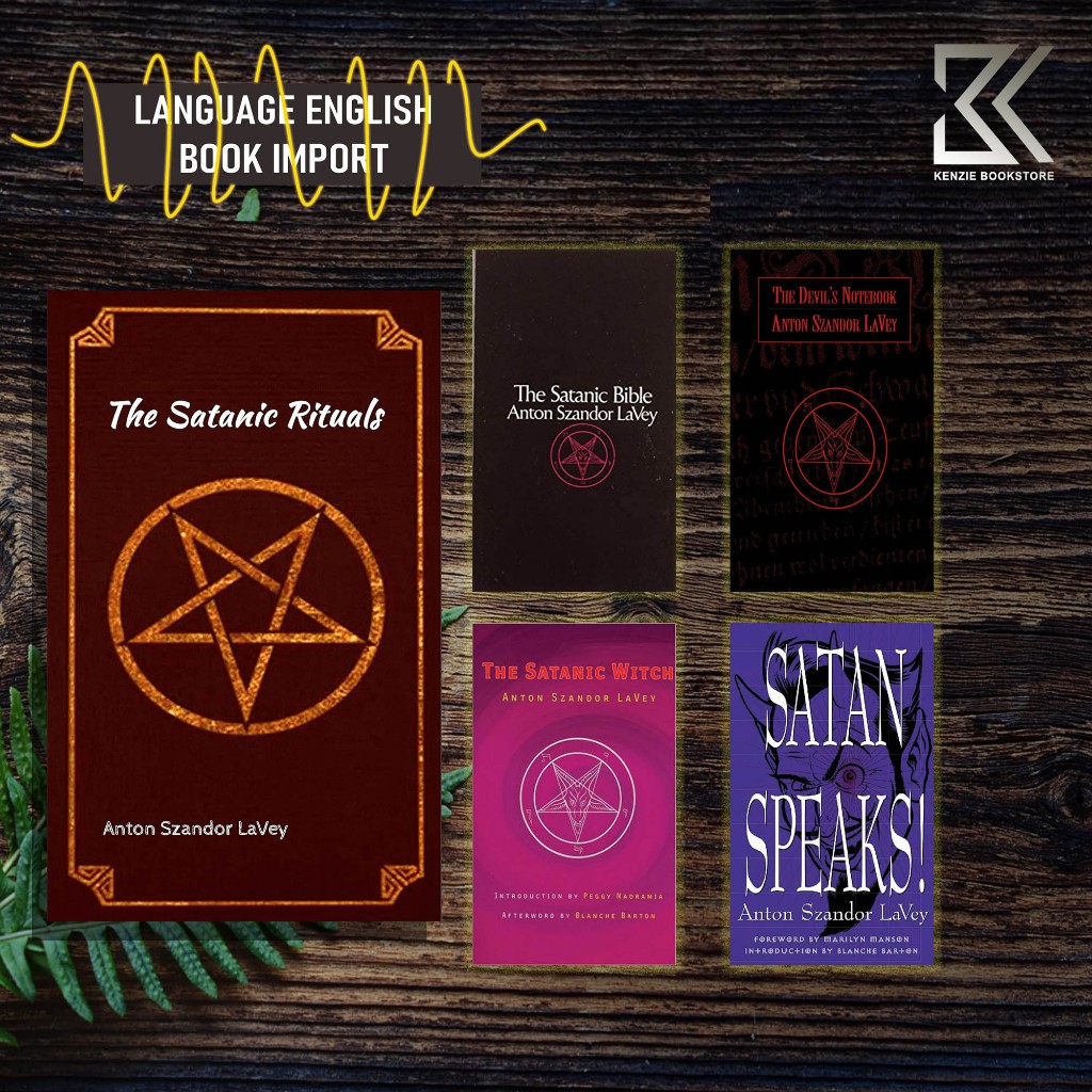 Anton Szandor LAVey Collection Book The Satanic Bible | The Satanic ...