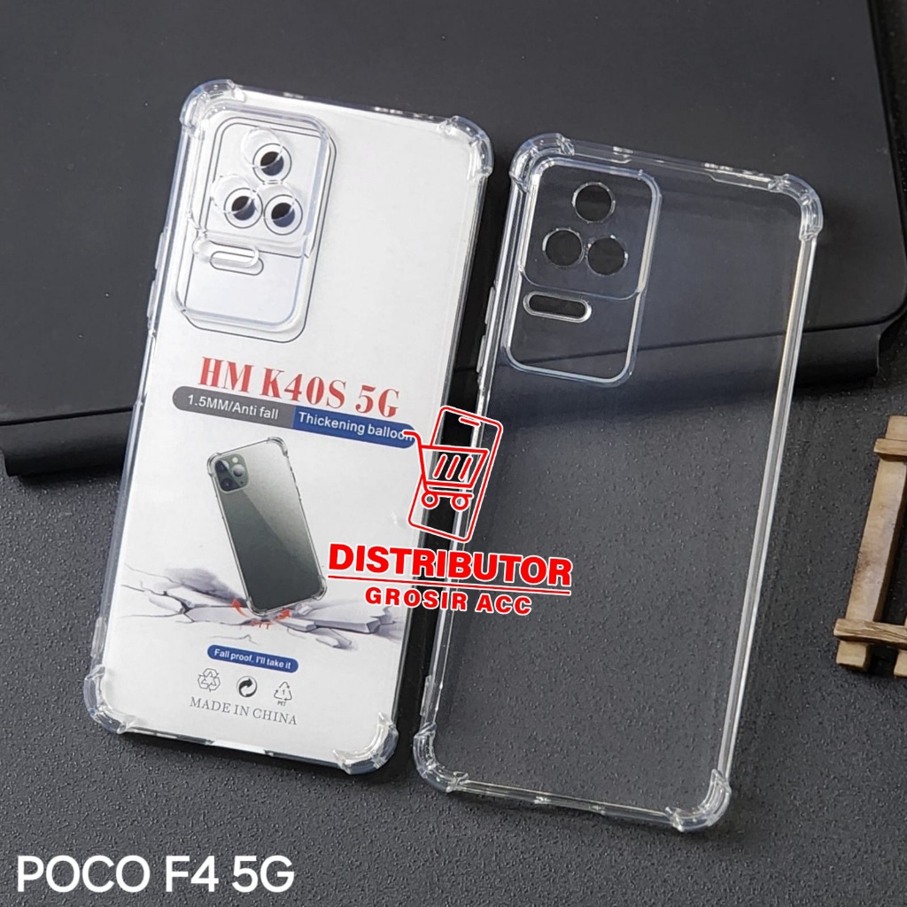 POCO F4 5G CASE AIRBAG ANTI CRACK THICK CLEAR SOFTCASE POCO F4 5G ...