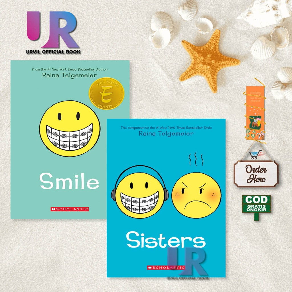 Smile - Sisters (Graphic Novel) By Raina Telgemeier | Shopee Philippines