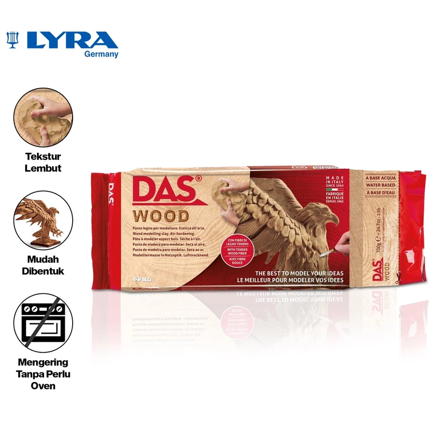 Das Clay Modeling Materials Wood 700g | Shopee Philippines