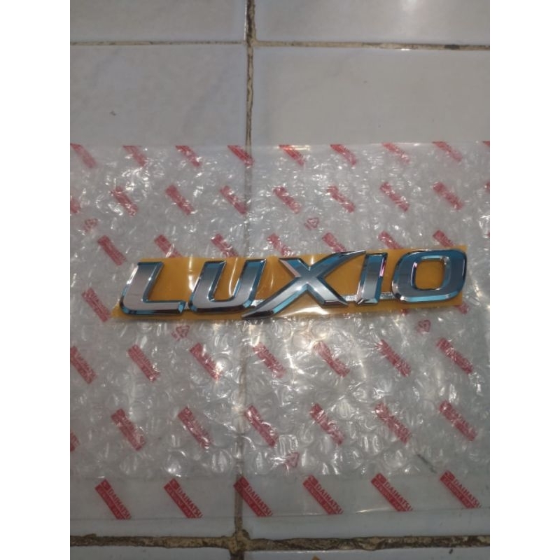 Original Daihatsu Luxio logo emblem | Shopee Philippines