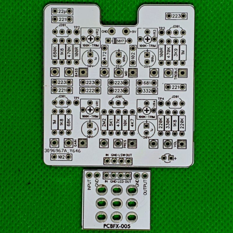 T-audio PCBFX-005 Based on Dr Boogie High Gain Preamp Emulator ...