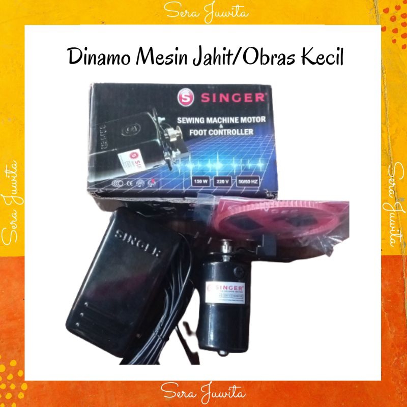 MESIN [SINGER] 150 Watt Classic Sewing Machine Dynamo/Sewing Machine ...