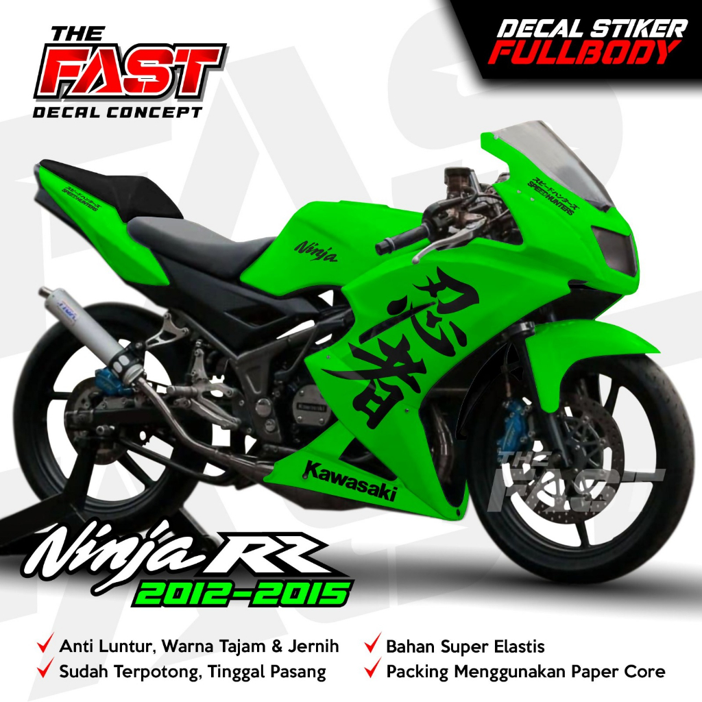 NINJA RR FULL BODY DECAL STICKER _NU RR FULL BODY STICKER | Shopee ...