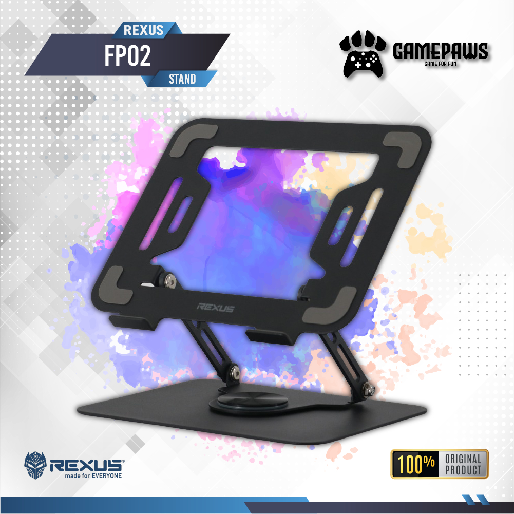 Rexus Decha FP02 Ergonomic Design Rotatable Laptop Stand | Shopee ...