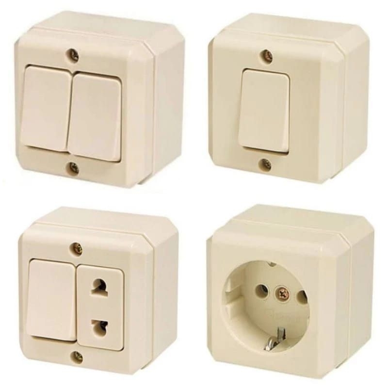 Single Switch Socket Double Switch Outbow Socket Switch OB BROCO ...