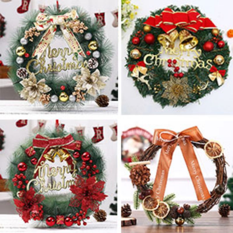 Christmas Wreath Krans plain 30-50cm Christmas Decoration Accessories ...