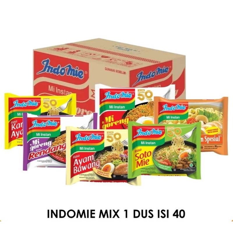 Indomie MI INSTANT PACKAGING 1 DUS CONTAINS 40 PCS | Shopee Philippines