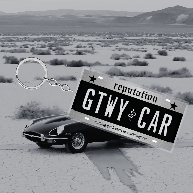 Getaway Car License Plate Keychain (Taylor Swift Reputation) | Shopee ...