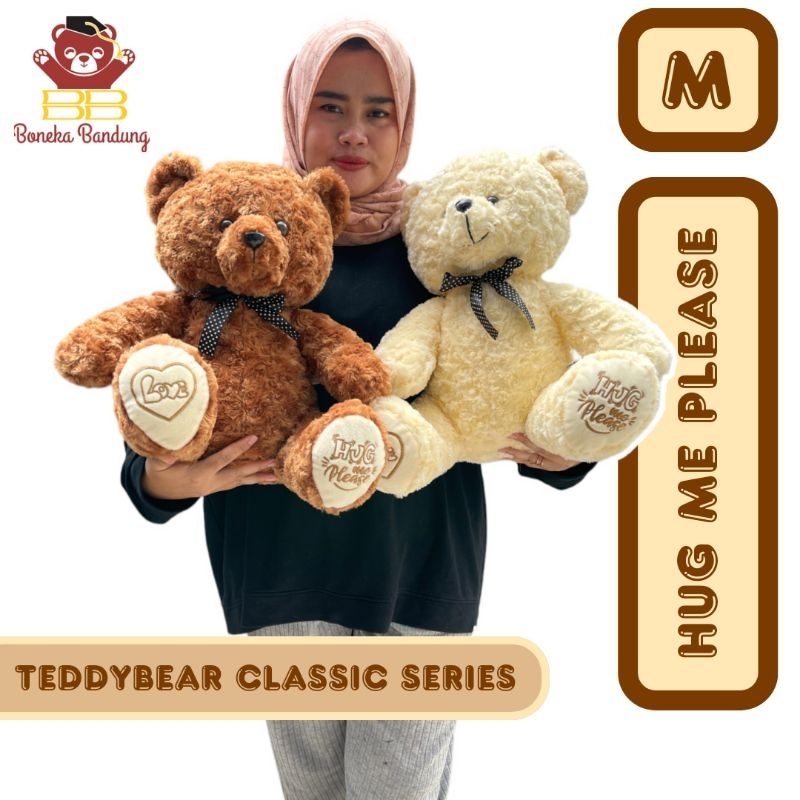 Teddy bear hug me - M | Shopee Philippines