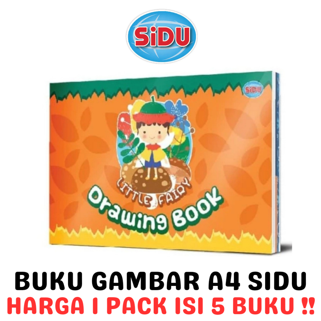 SIDU DRAWING BOOK A4 A4 DRAWING BOOK WORLD SINAR SKETCH PACK [5PCS ...