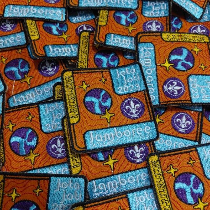 Badge Jota Jotti 2023 Scout Emblem Tiska Patch Scout Embroidered Logo ...