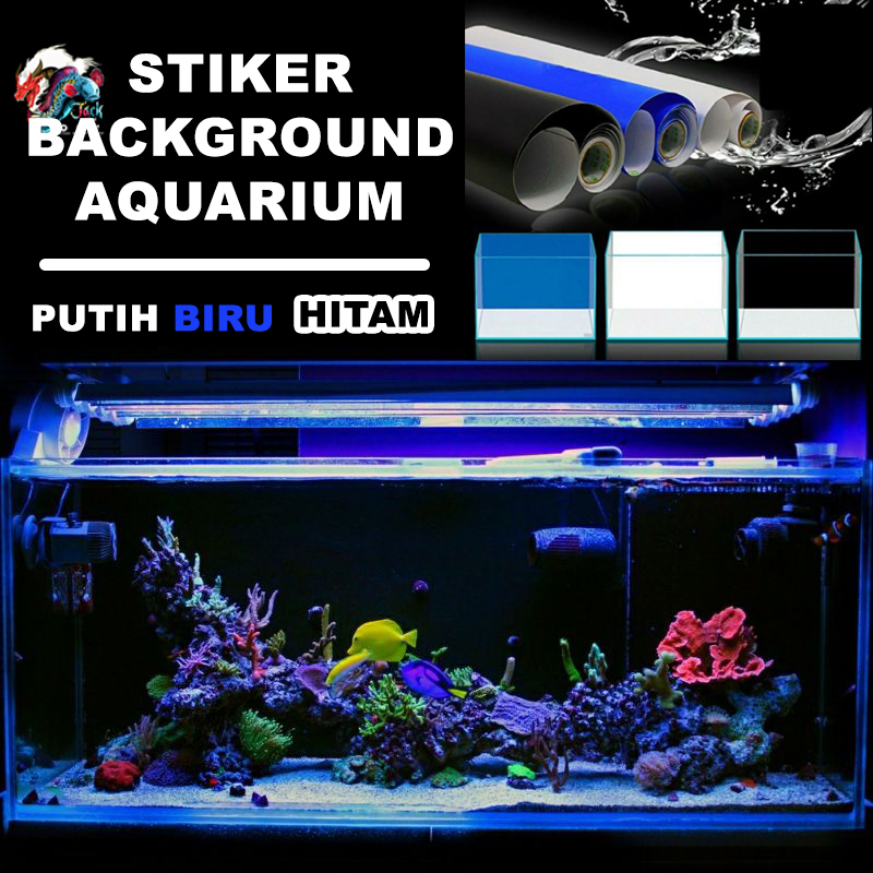 Scotlet Doff Aquarium Background Sticker 100cm X 55cm. 200 X 55cm ...