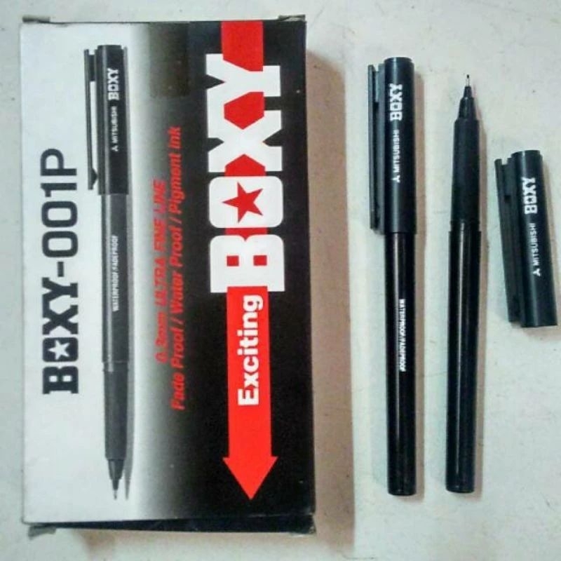 Ballpoint Pen Boxy Pen-001P Boxy Pen (1Pcs) | Shopee Philippines