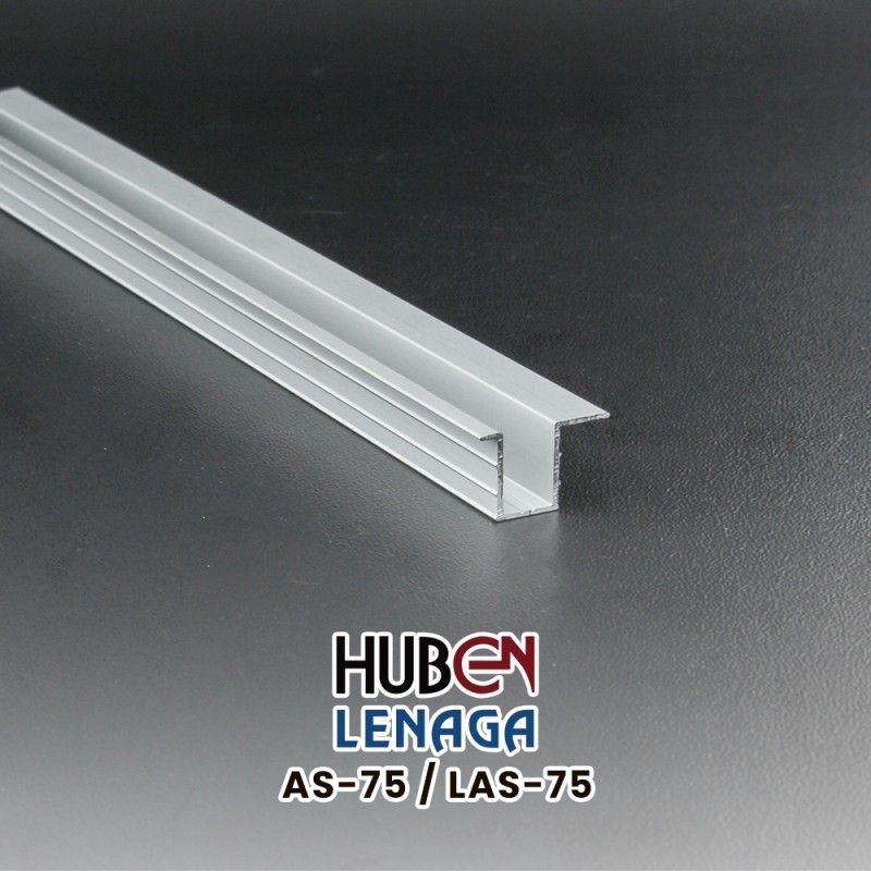 Huben AS-75 Cupboard Rail Length 75 100 150 cm / Sliding Door Rail ...