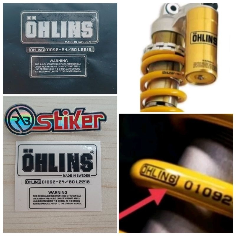 Transparent OHLINS Sticker | Shopee Philippines