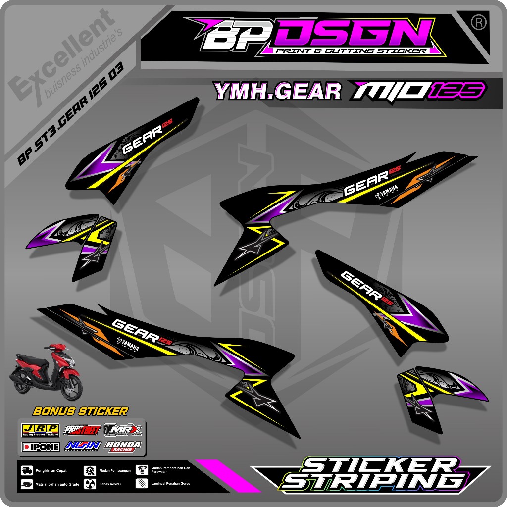 Striping YAMAHA MIO GEAR 125 - The Newest YAMAHA MIO GEAR 125 RACING ...