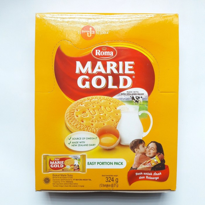 Roma Marie Gold Biscuits BOX contains 12 Milk Breakfast Biscuits ...