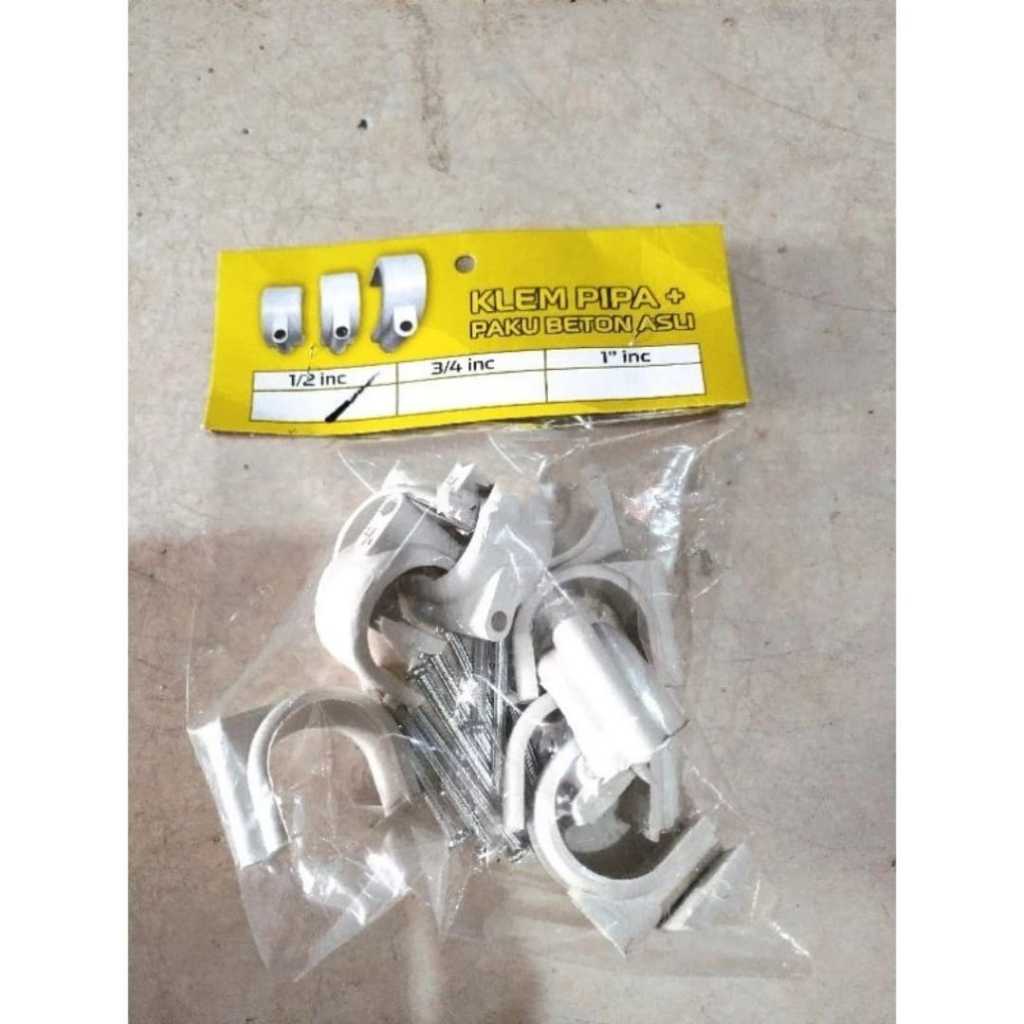 Pvc Pipe Clamps And Concrete Nails/Plastic Pipe Clamps/PVC Clamps ...