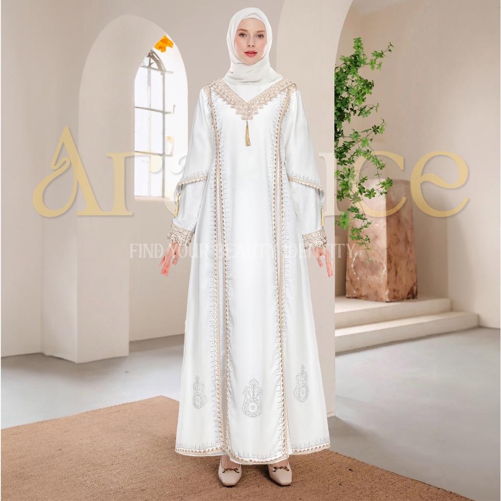 PUTIH Aralluce • Modern Women's White gamis Dress - The Latest Luxury ...
