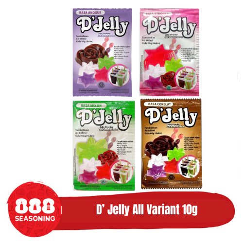 D' JELLY POWDER ALL VARIANT 10g BUY 1 GET 1 FREE | Shopee Philippines