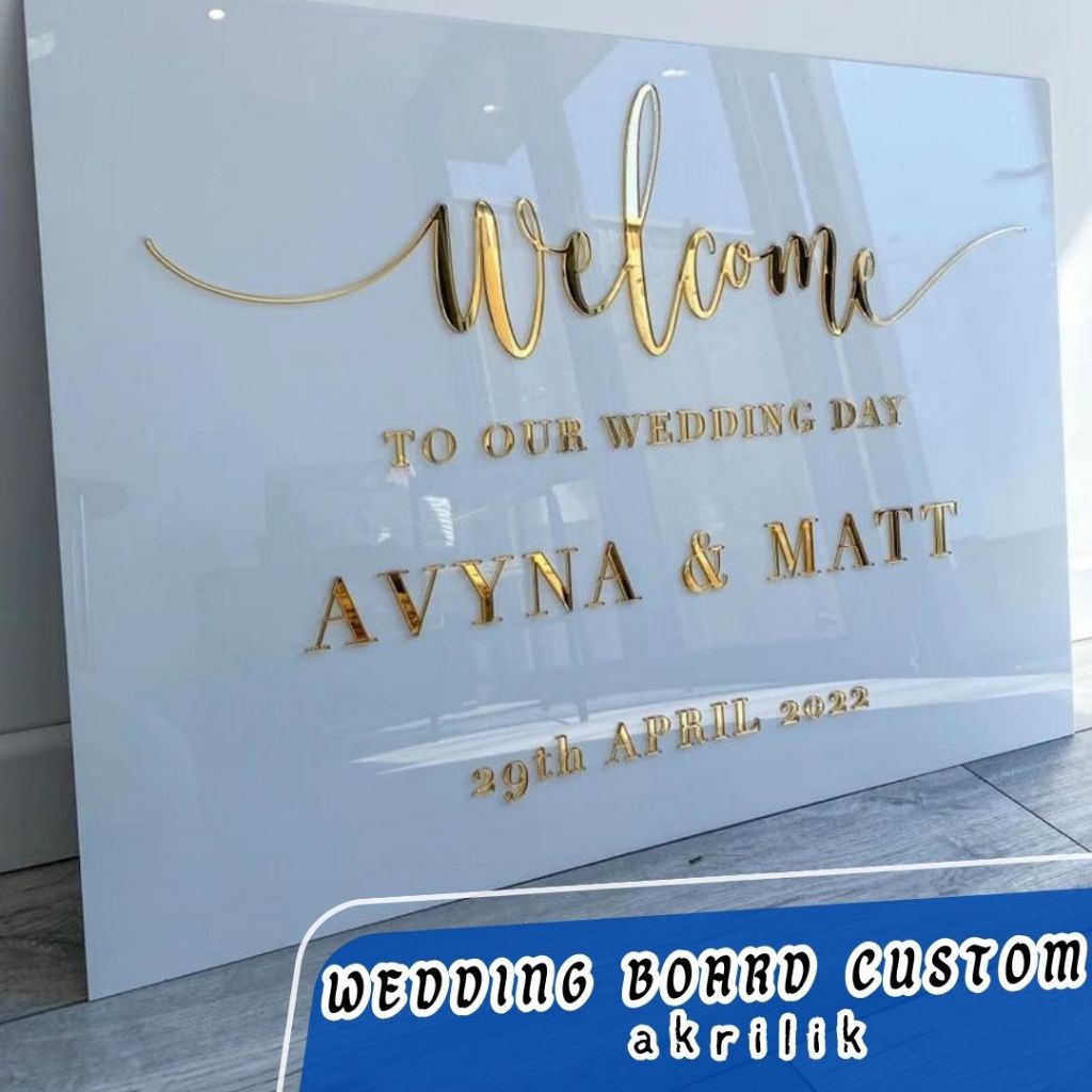 Acrylic welcome sign acrylic 40x60 2mm acrylic wedding only acrylic ...