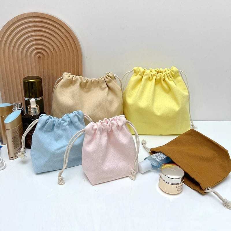 Drawstring pouch drawstring pouch pastel Color oxford Material For Souvenirs/hampers/Storage ...