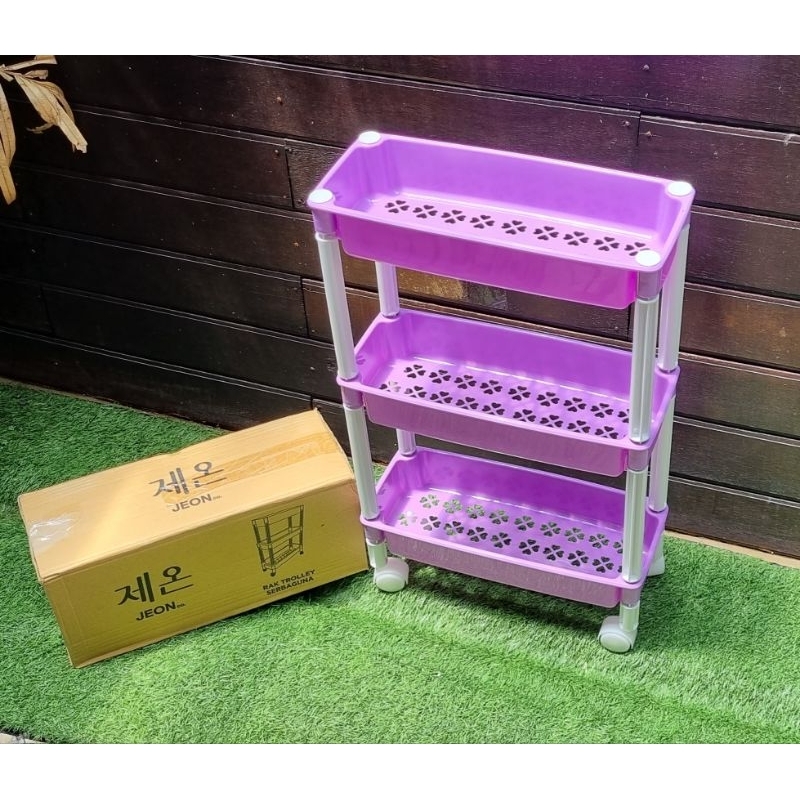 3-LAYER TROLLEY RACK 3-LAYER TROLLEY RACK JEON MULTIPURPOSE RACK ...