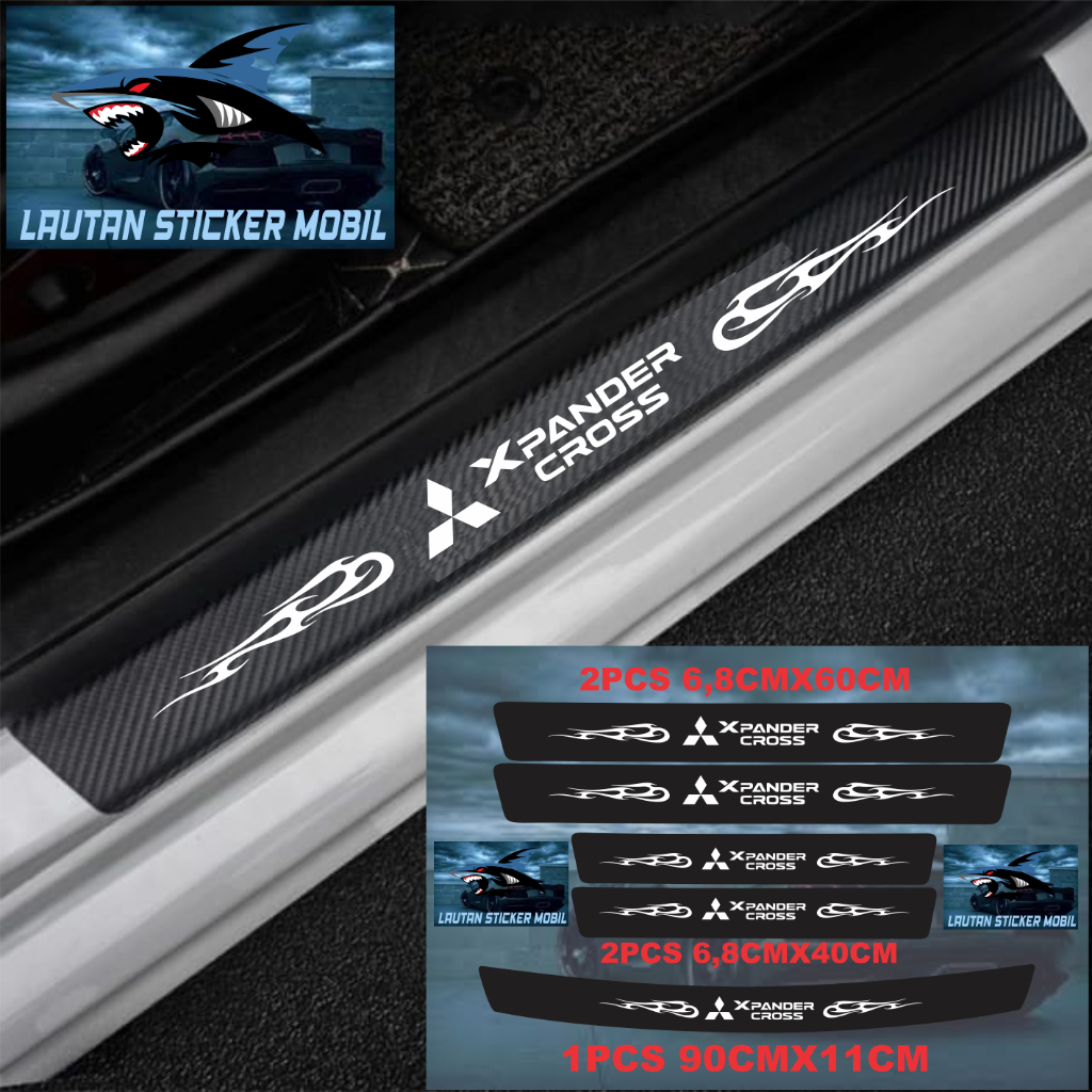 3d CARBON STICKER XPANDER CROSS CAR 3D CARBON STICKER MITSUBIHI XPANDER ...