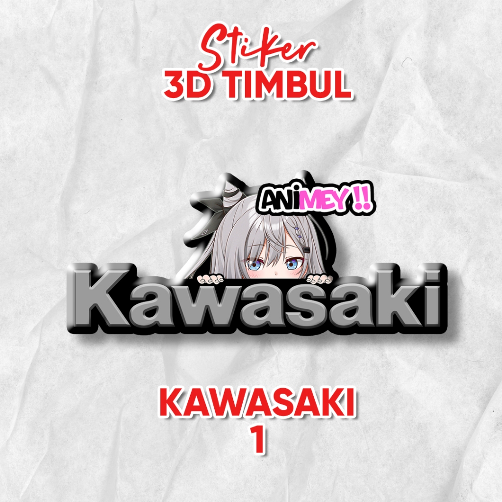 Vestia Zeta Logo Kawasaki Logo 3D Embossed Emblem Sticker/Resin Anime ... Vestia Zeta Logo Kawasaki Logo 3D Embossed Emblem Sticker/Resin Anime ...