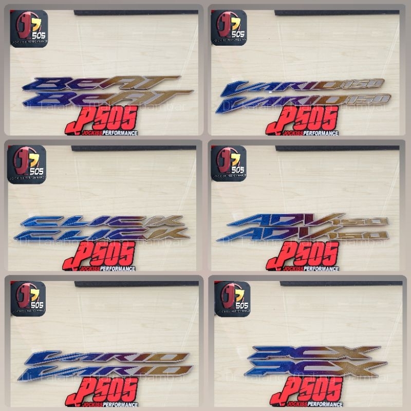 Honda Matic Titanium Gr 5 Body Logo Emblem | Shopee Philippines
