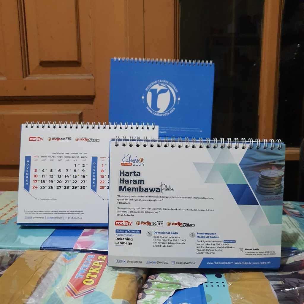 Rodja MASEHI Desk Calendar PLUS HIJRIYAH 2024 M (1445-1446 H) | Shopee ...