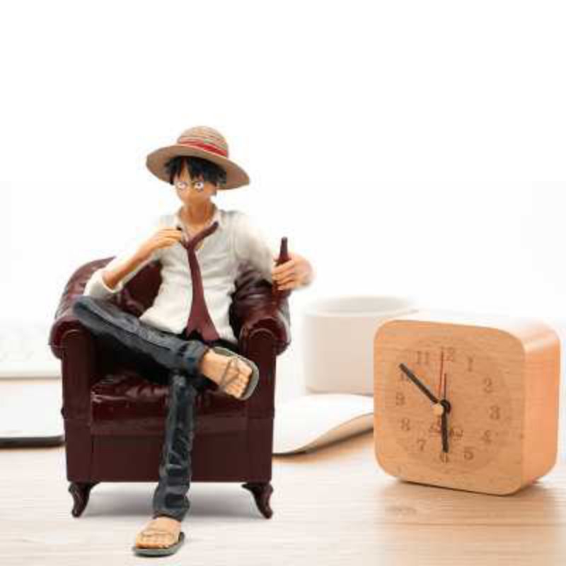 One Piece Action Figure Luffy Model Sitting on Sofa - AP2 | Shopee ...