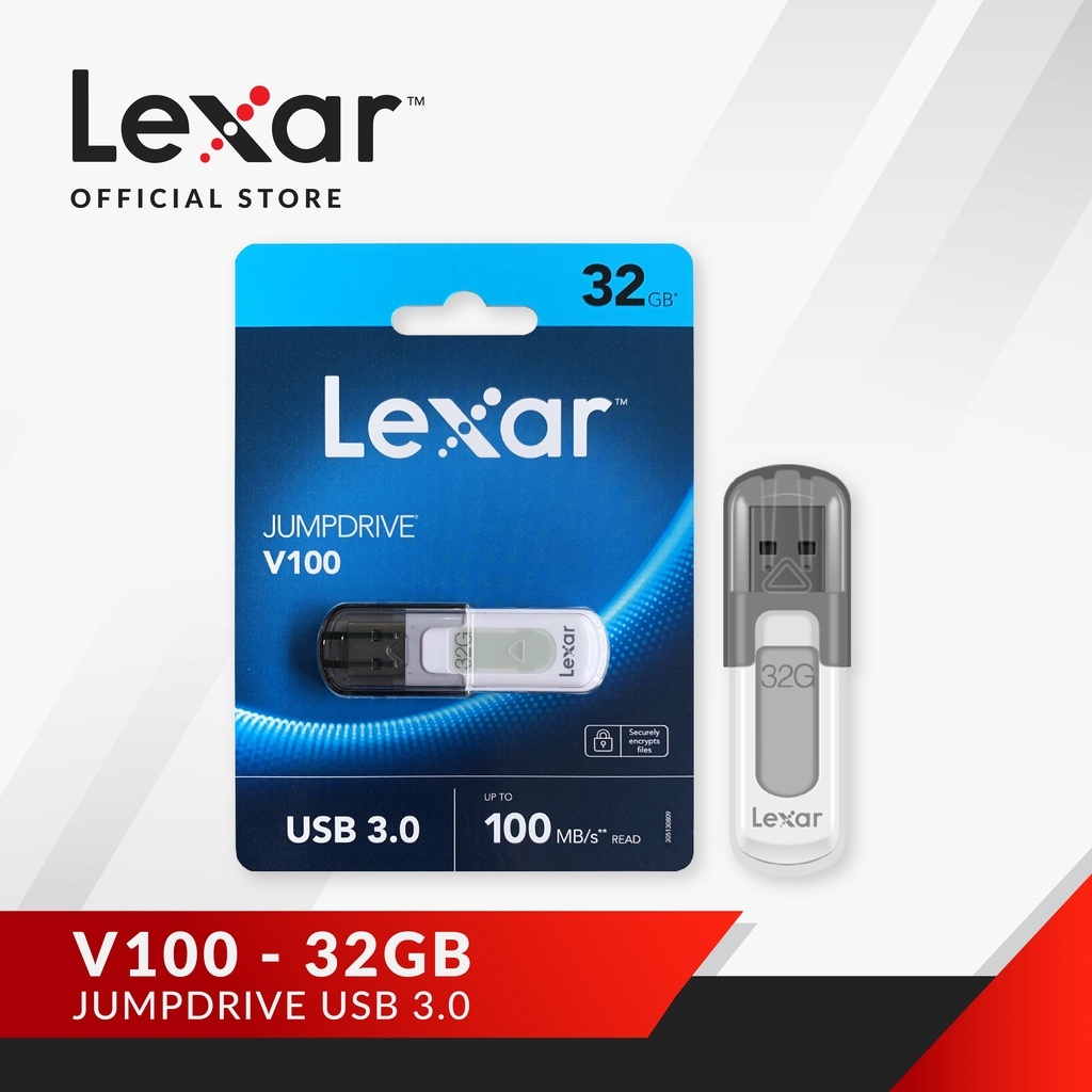 Lexar JumpDrive V100 32GB USB 3.0 Flash Drive | Shopee Philippines