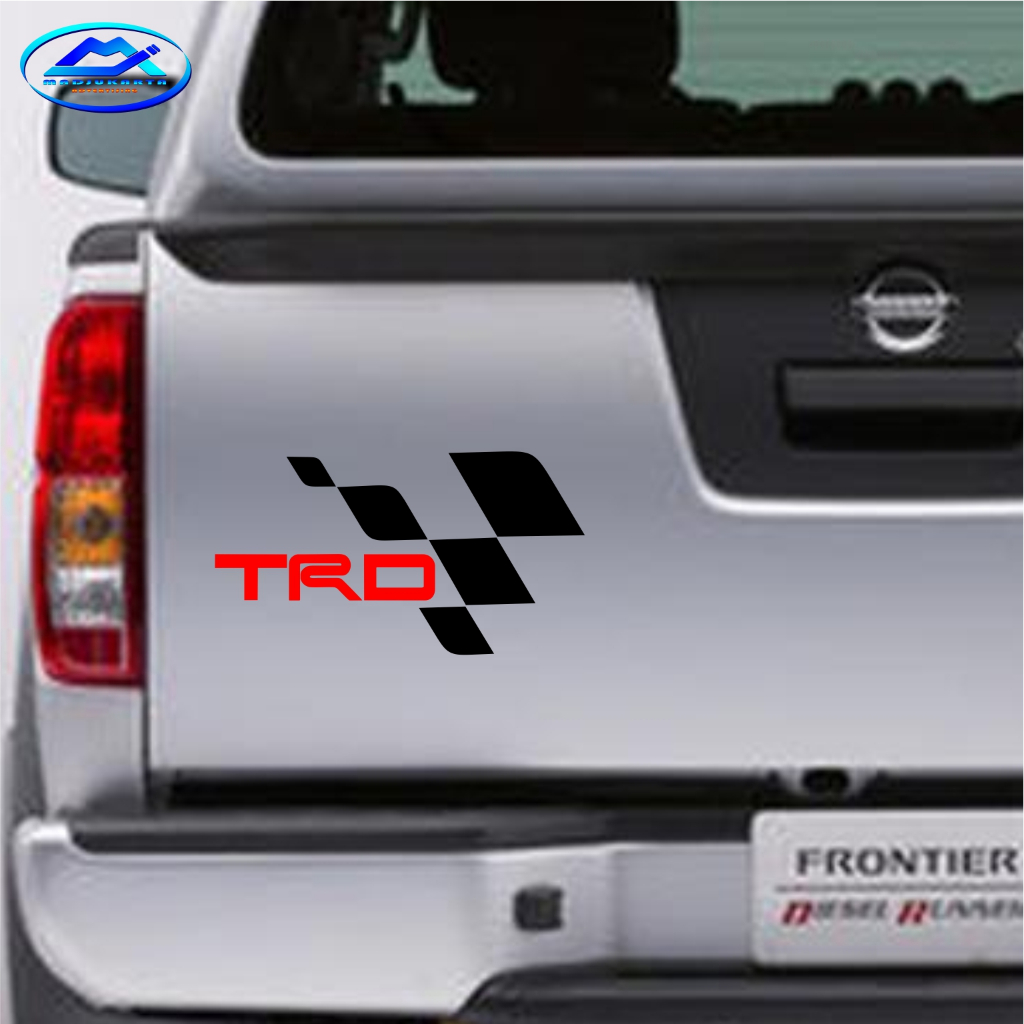 Sticker TRD FLAG RACING Car Luggage STICKER CUTTING Accessories Vehicle ...