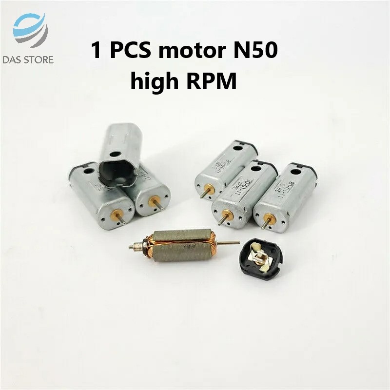 Dc Micro Motor Dynamo N50 High Speed RPM 40000RPM 3.7V | Shopee Philippines