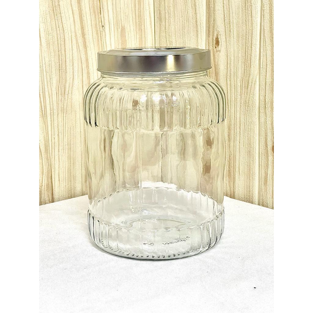 5000ml Box Glass Jar/5 Liter Airtight Jar With Stainless Lid | Shopee ...